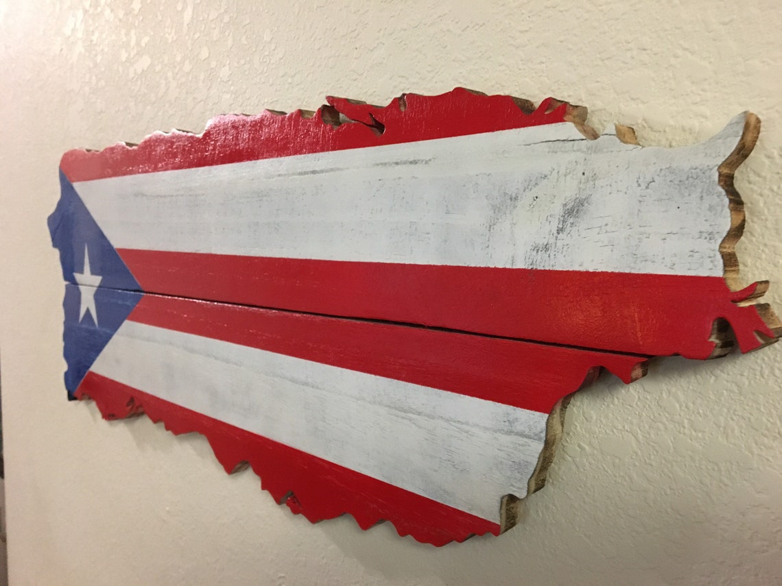 Puerto Rico Wood Art | Etsy