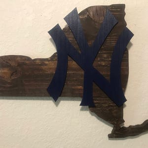 New York Yankees, Wood Art, Wall Decor - Etsy