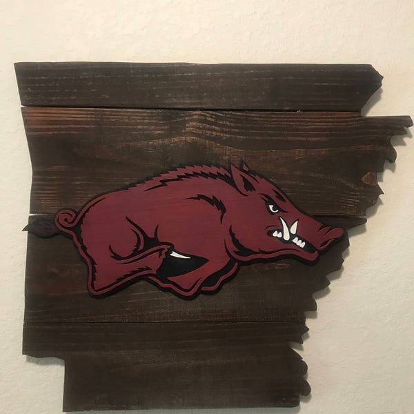Razorback Sign - Etsy