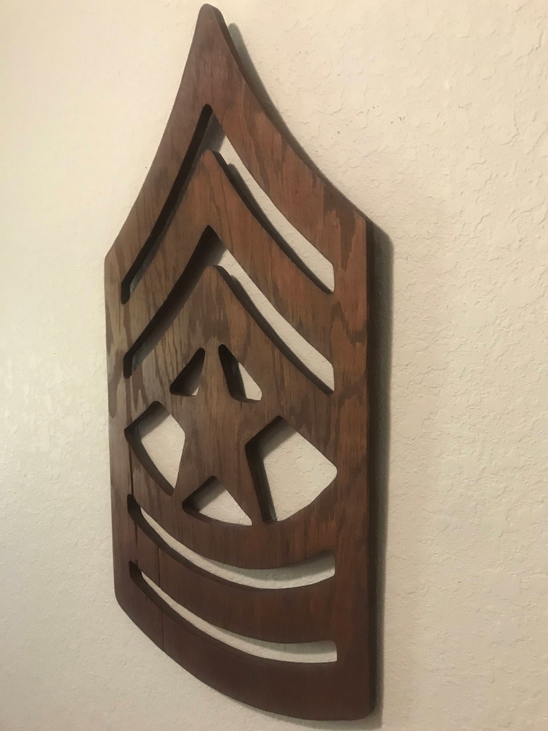 Military Rank Wall Army Wood Art Wall Decor - Etsy