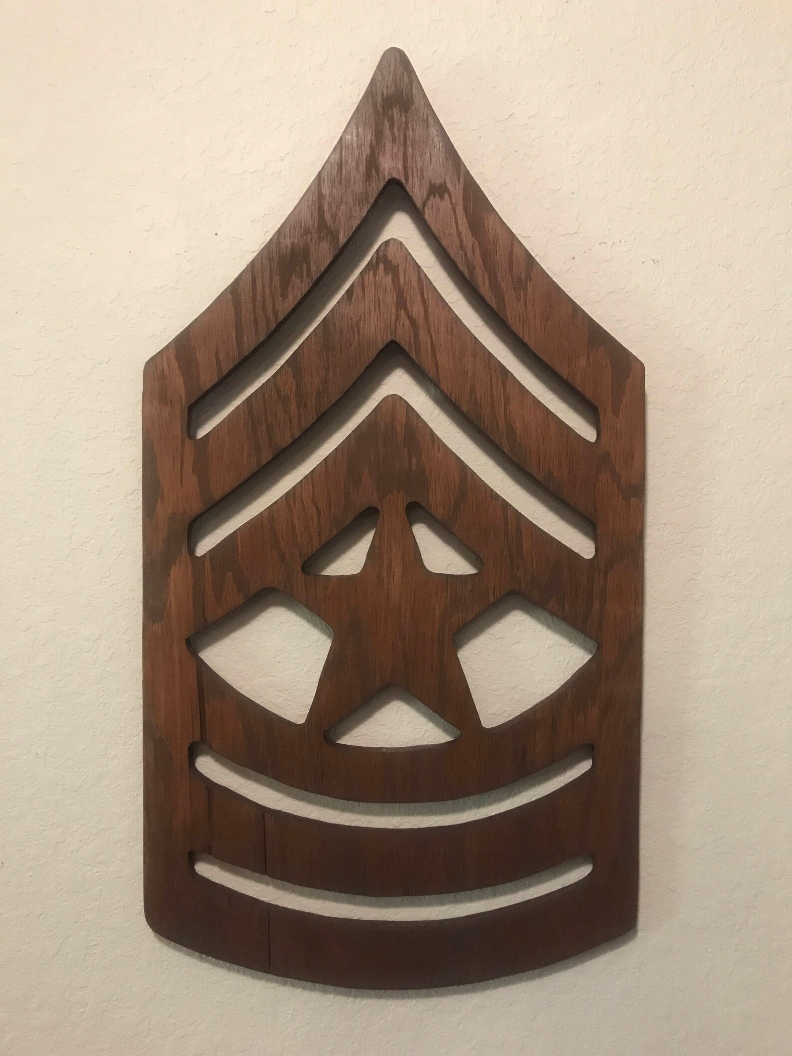 Military Rank Wall Army Wood Art Wall Decor - Etsy