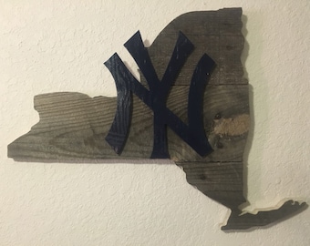 Yankees Wood Wall Art - Etsy
