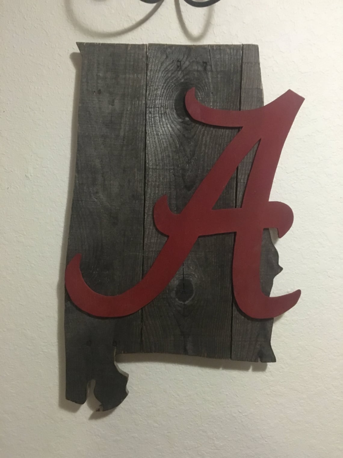 Alabama Crimson Tide Roll Tide Wood Art Wall Decor - Etsy