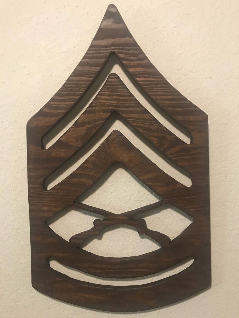 Military Rank Wall Army Wood Art Wall Decor - Etsy
