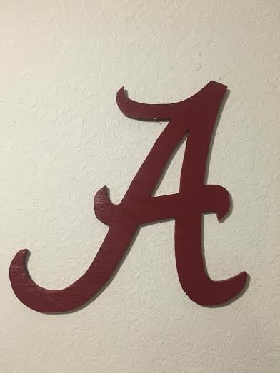 Alabama Crimson Tide Wood Art Wall Decor - Etsy