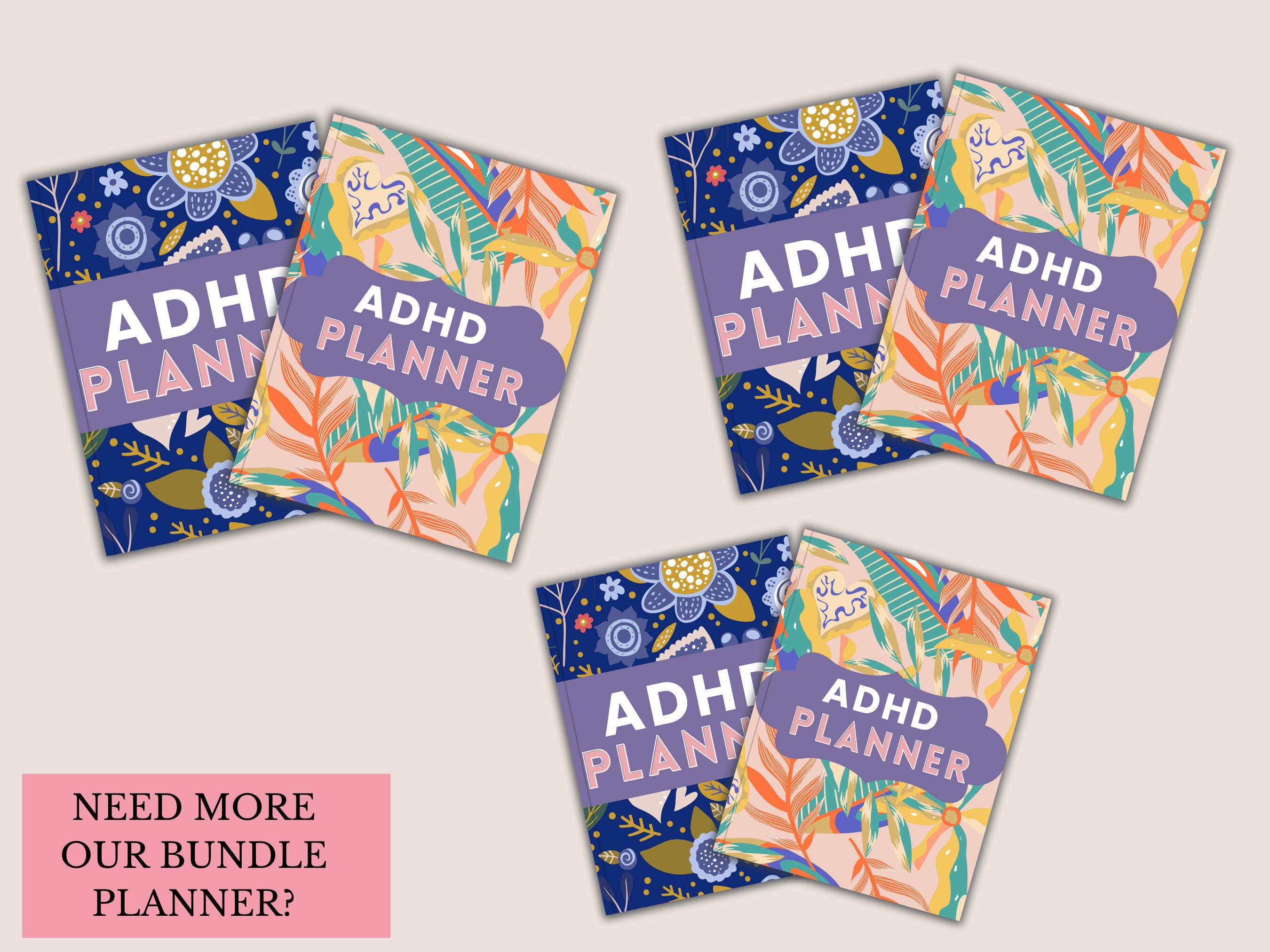 ADHD Planner for Kids, Digital Planner 2024 Adhd Planner Printable Plr ...