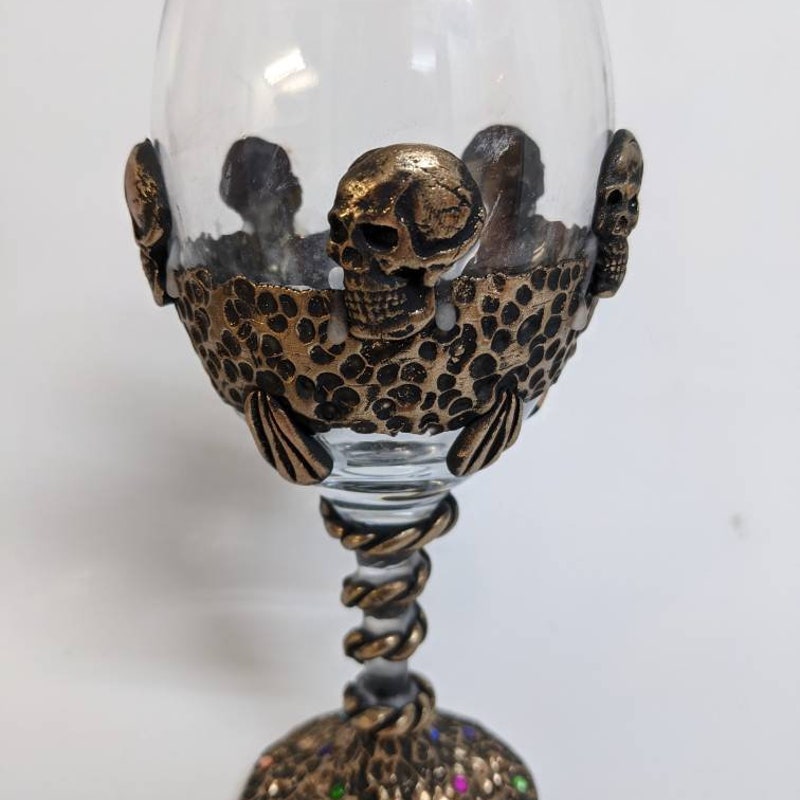 Gothic Wine Glass - Etsy