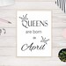 PRINTABLE Wall Art - Instant Download Print - April Birthday - Home ...
