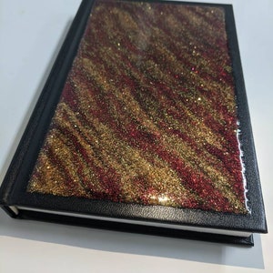 Shiny Glitter Custom Sketchbook, Hardcover Notebook, Christmas ...
