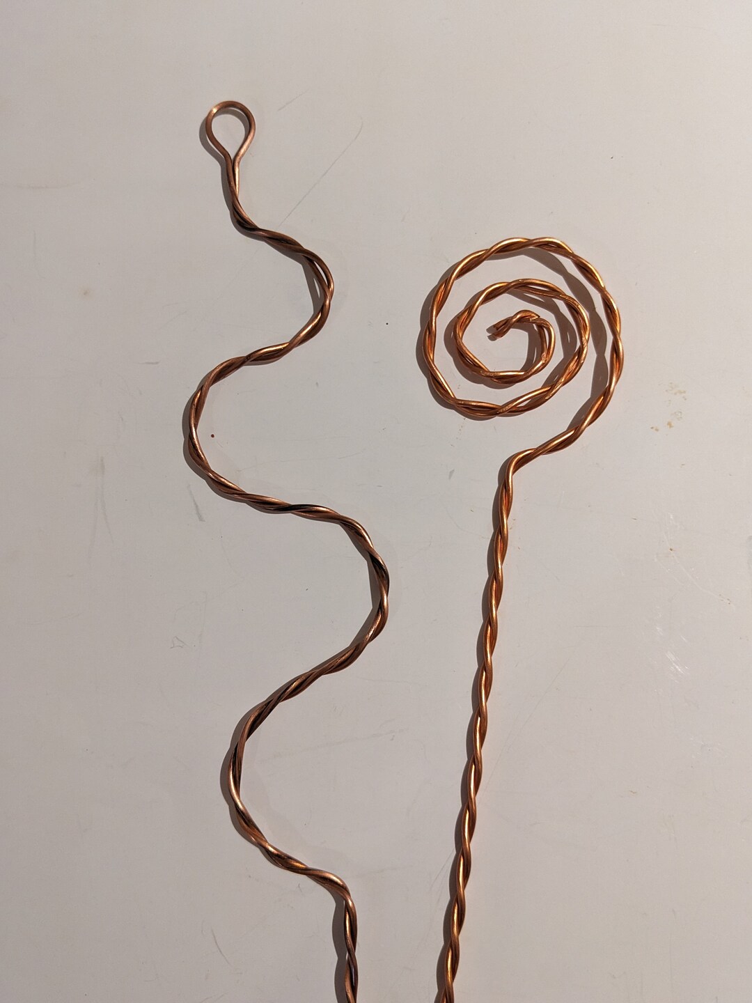 Set of 2 Copper Electro Culture Rods Garden Copper Rods - Etsy