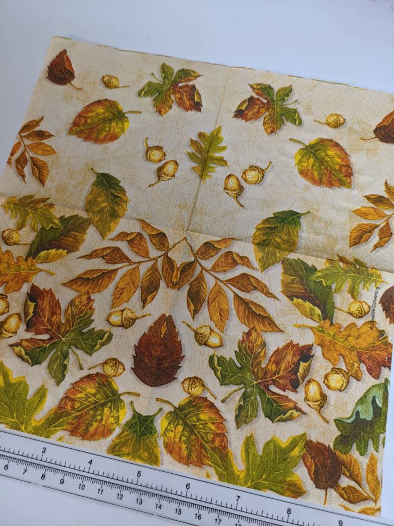 Fall Leaves Decoupage Paper Napkins Set of 4 for - Etsy