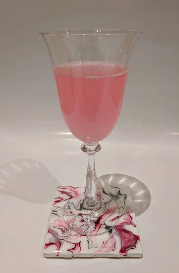 Luxury Coaster Set of Four Drink Coasters Fluid Art Coaster - Etsy