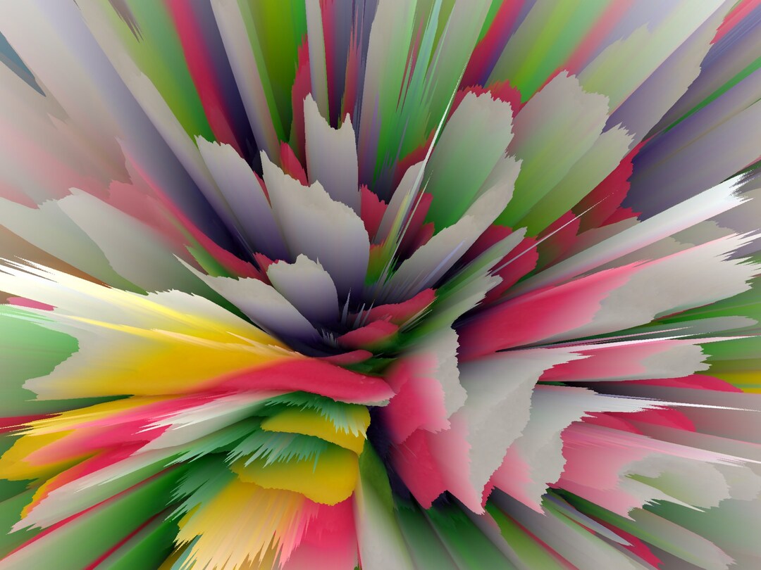 Embroidery Pattern - Wild Flower Abstract Art, Cross Stitch PDF ...