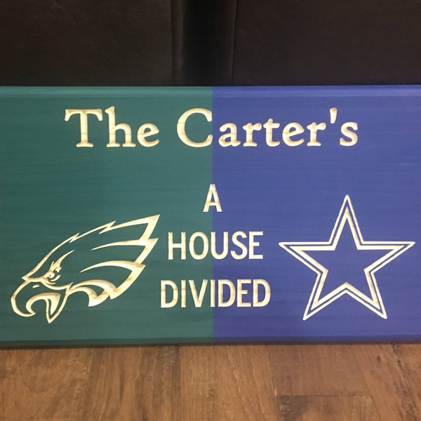 House Divided Nfl - Etsy
