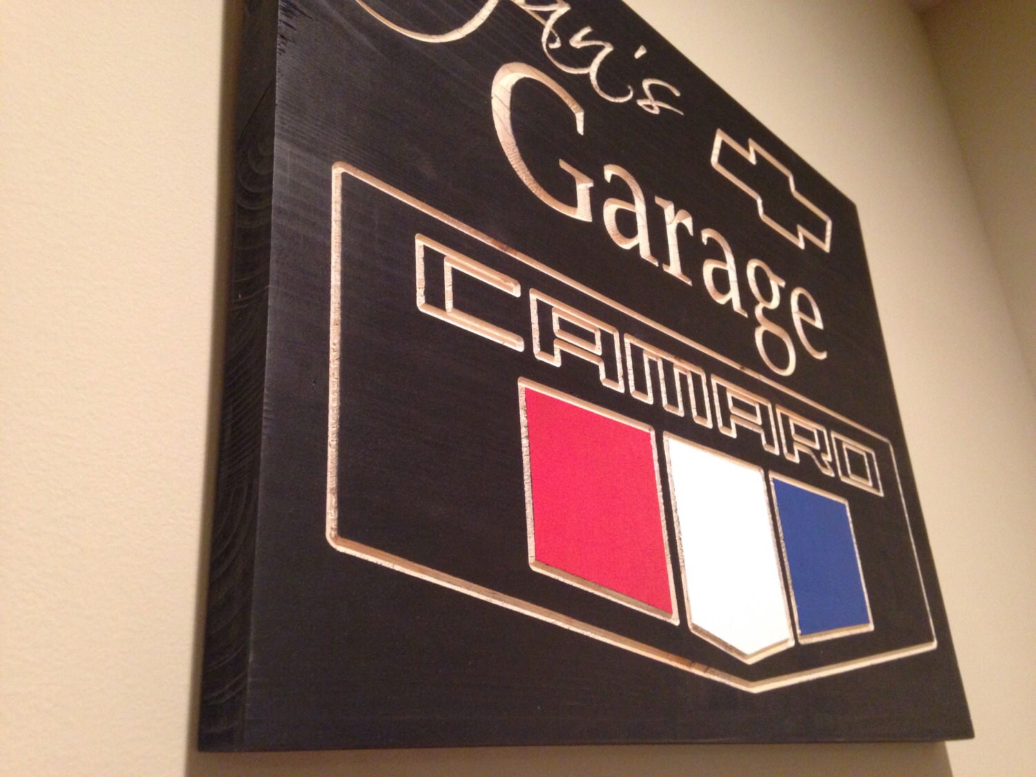 Custom Garage Workshop Carved Wood Sign - Man Cave Customized Garage ...