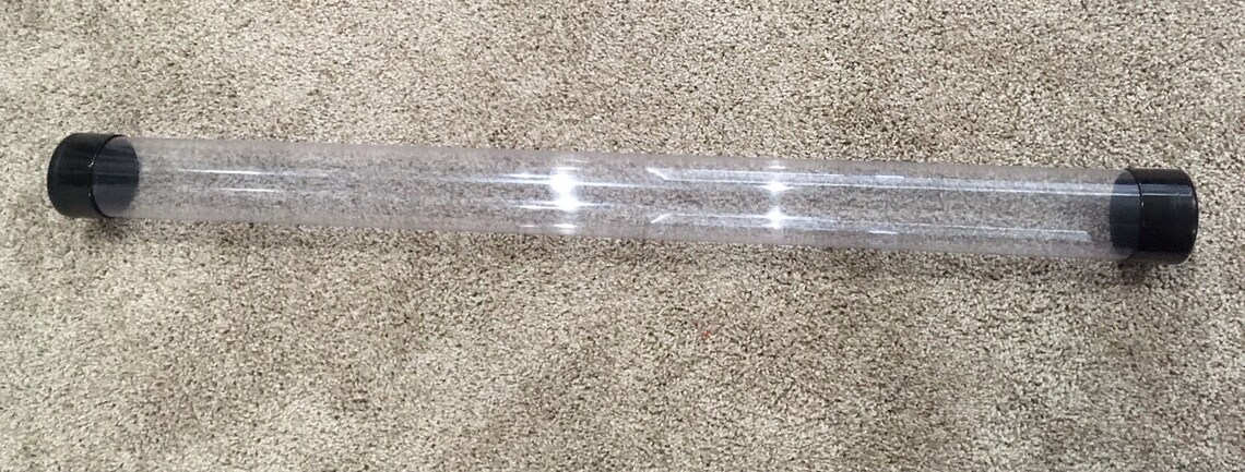 Baseball Bat Tubes Clear With End Caps for Use With Bat - Etsy