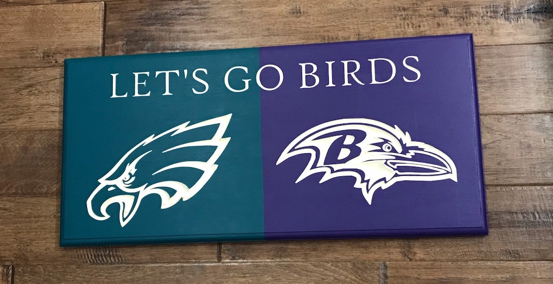 A House Divided NFL Football Carved Engraved Wood Sign - Customize ...