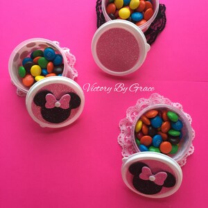 12 Minnie Candy Favor Containers, Minnie Party Favor, Minnie Containers ...