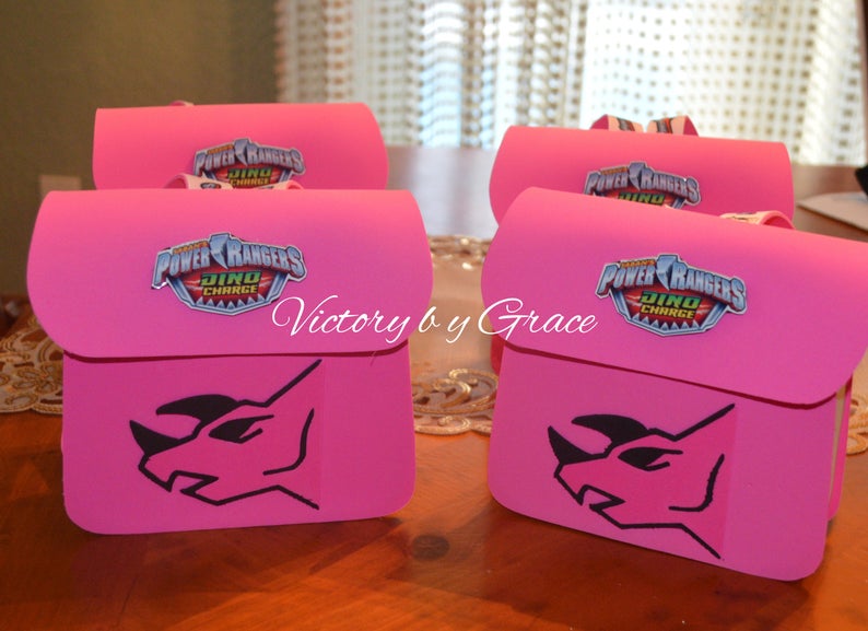 Power Rangers Favor Bags, Dino Charger Rangers Favor, Power Rangers ...