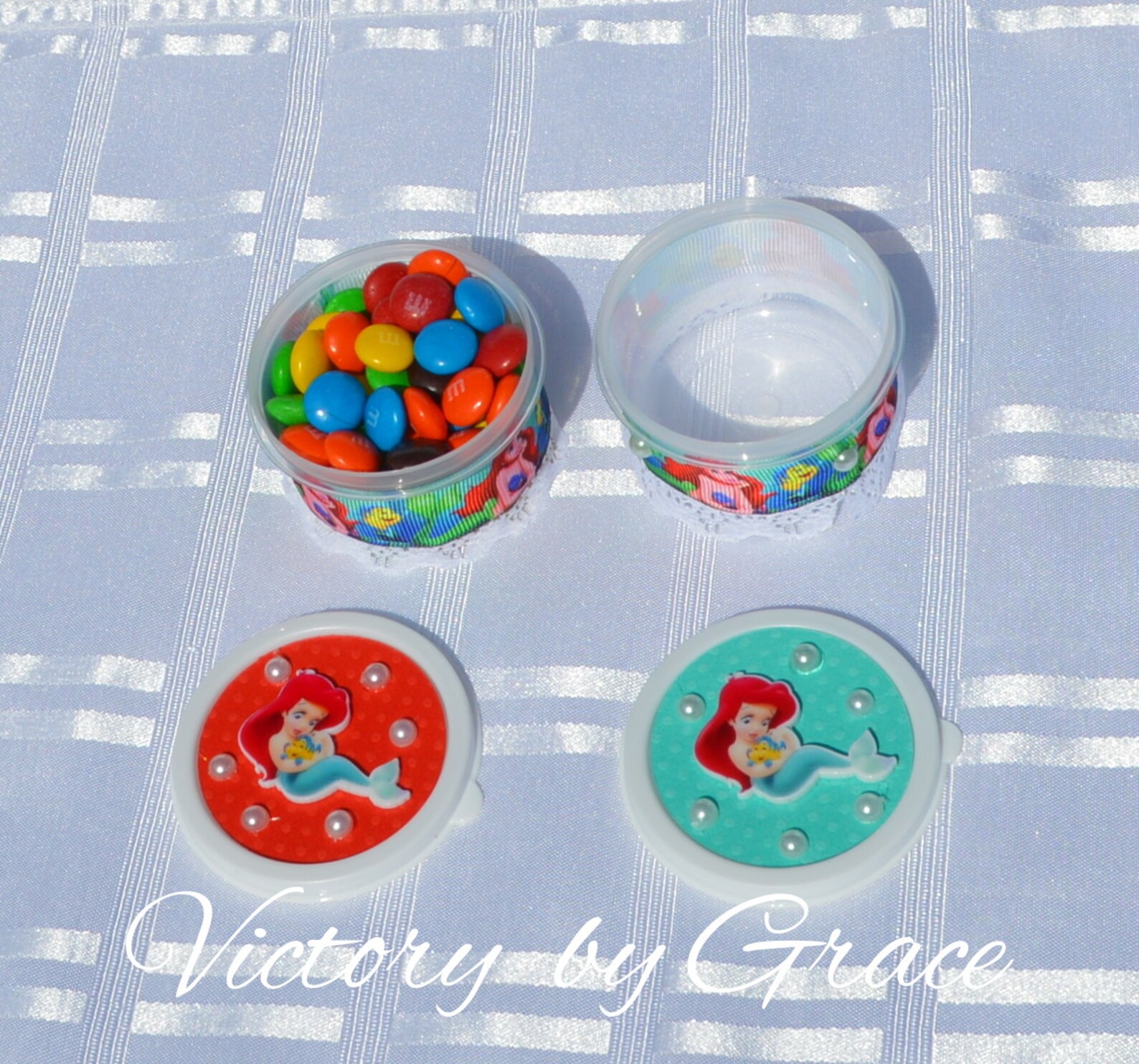 12 Little Mermaid Ariel Birthday Container Favor Ariel Candy - Etsy
