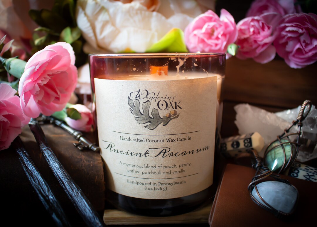 Ancient Arcanum (dnd Inspired) | Wooden Wick Coconut Wax Candle | All ...