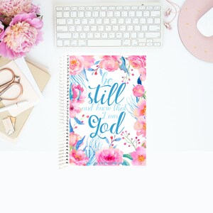 One Year Bible Reading Planner, Spiral Notebook, Through the Bible Plan ...