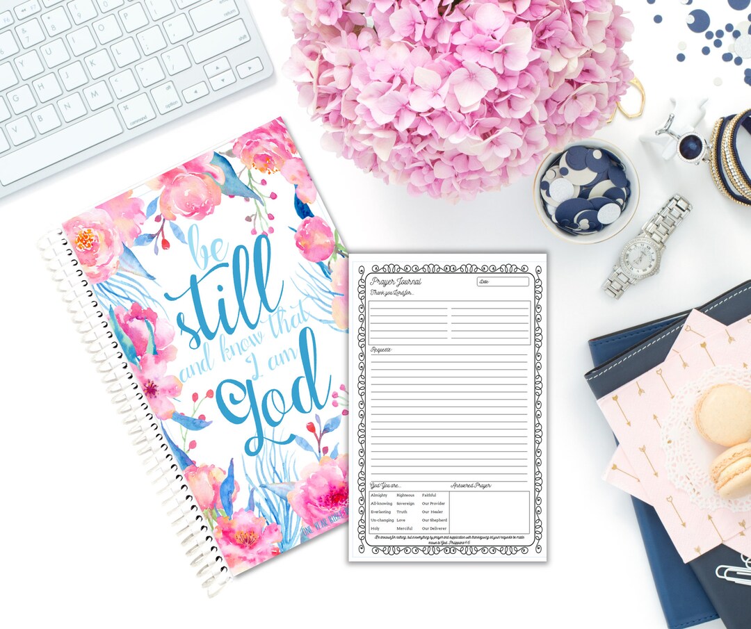Prayer, Devotional Journal, 8x5 Handheld Spiral Bound, 75 Page Planner ...