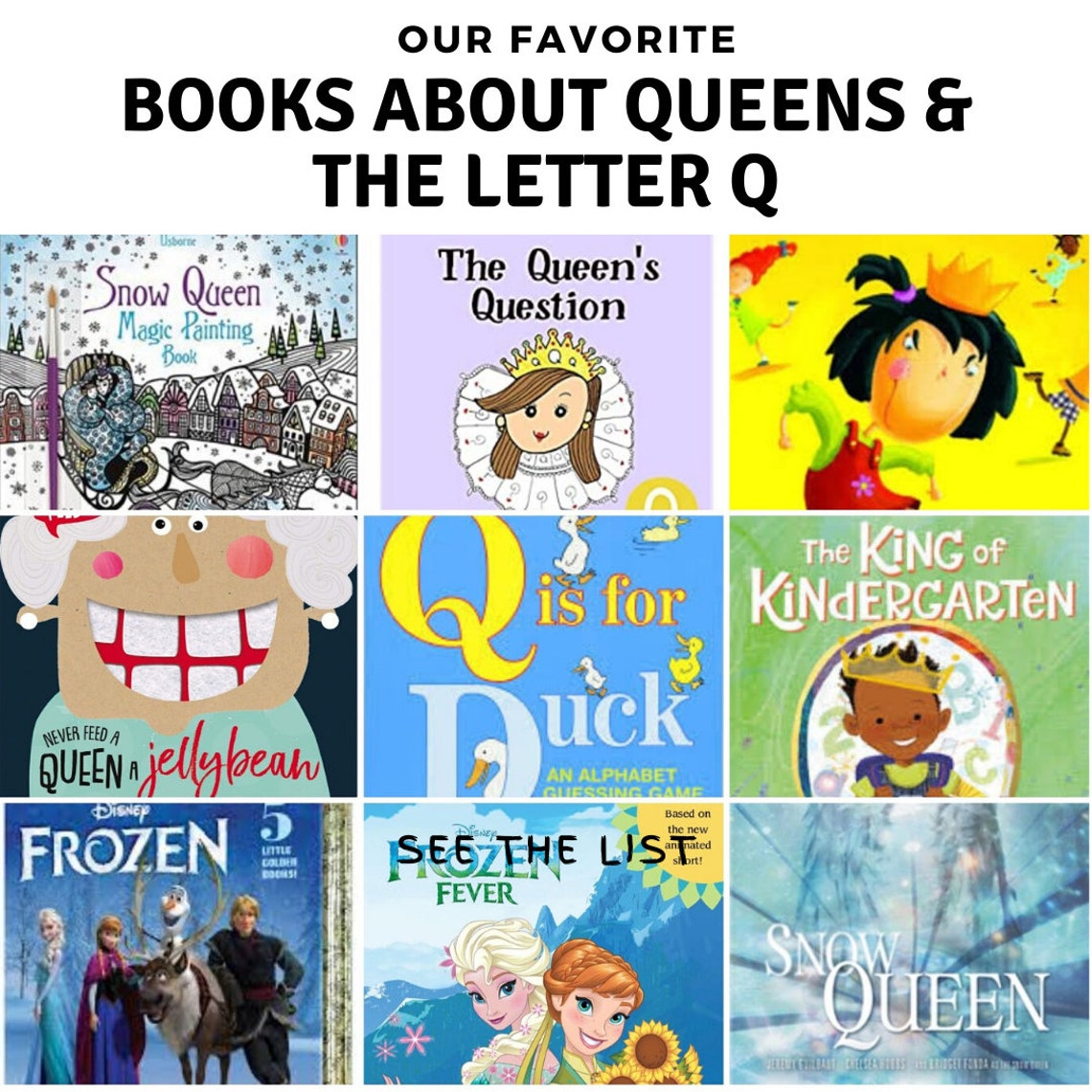 Q is for Queen Preschool Activities - Etsy