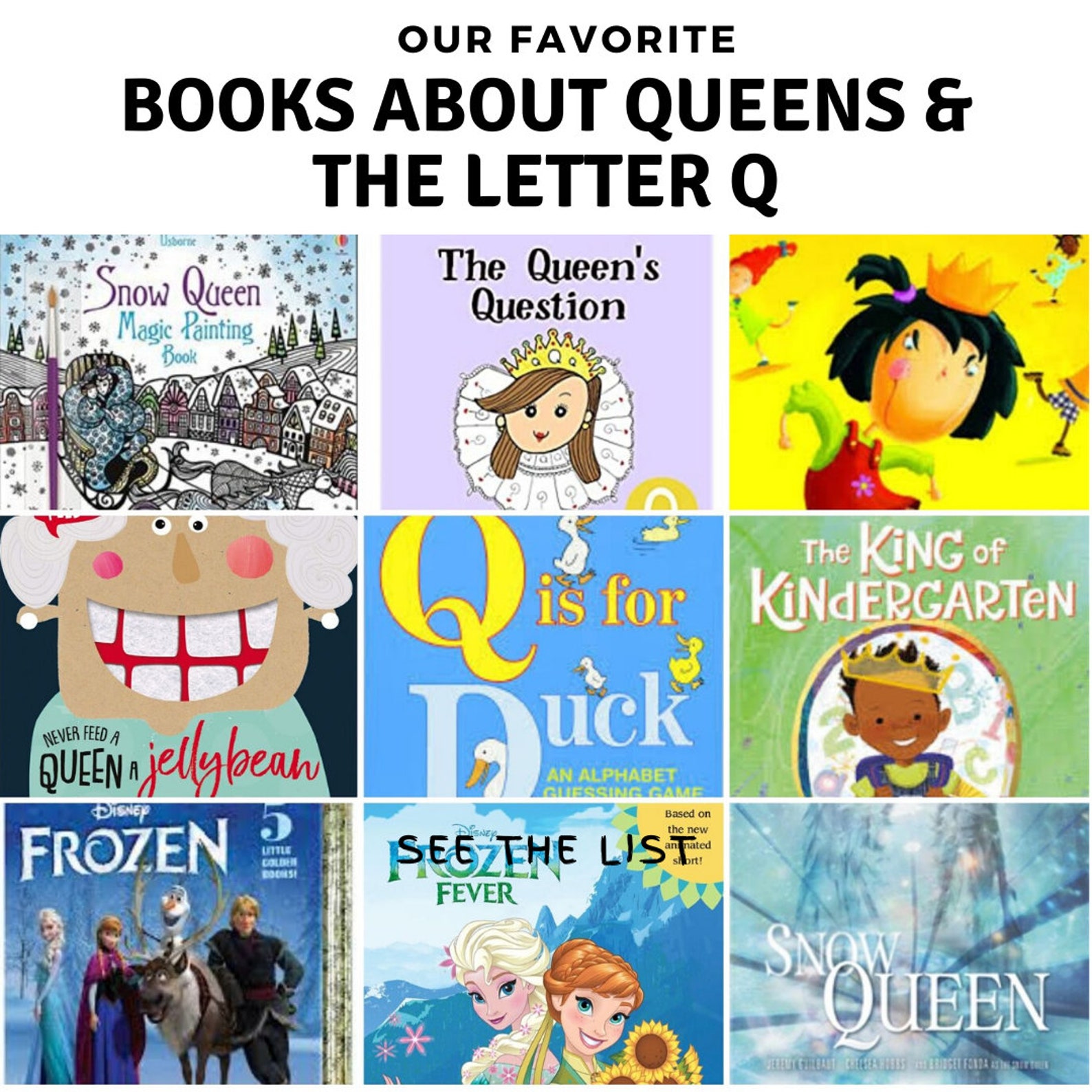 Q is for Queen Preschool Activities - Etsy