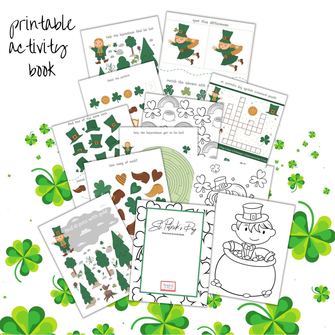 St.patrick's Day Craft + Activity Bundle - Etsy