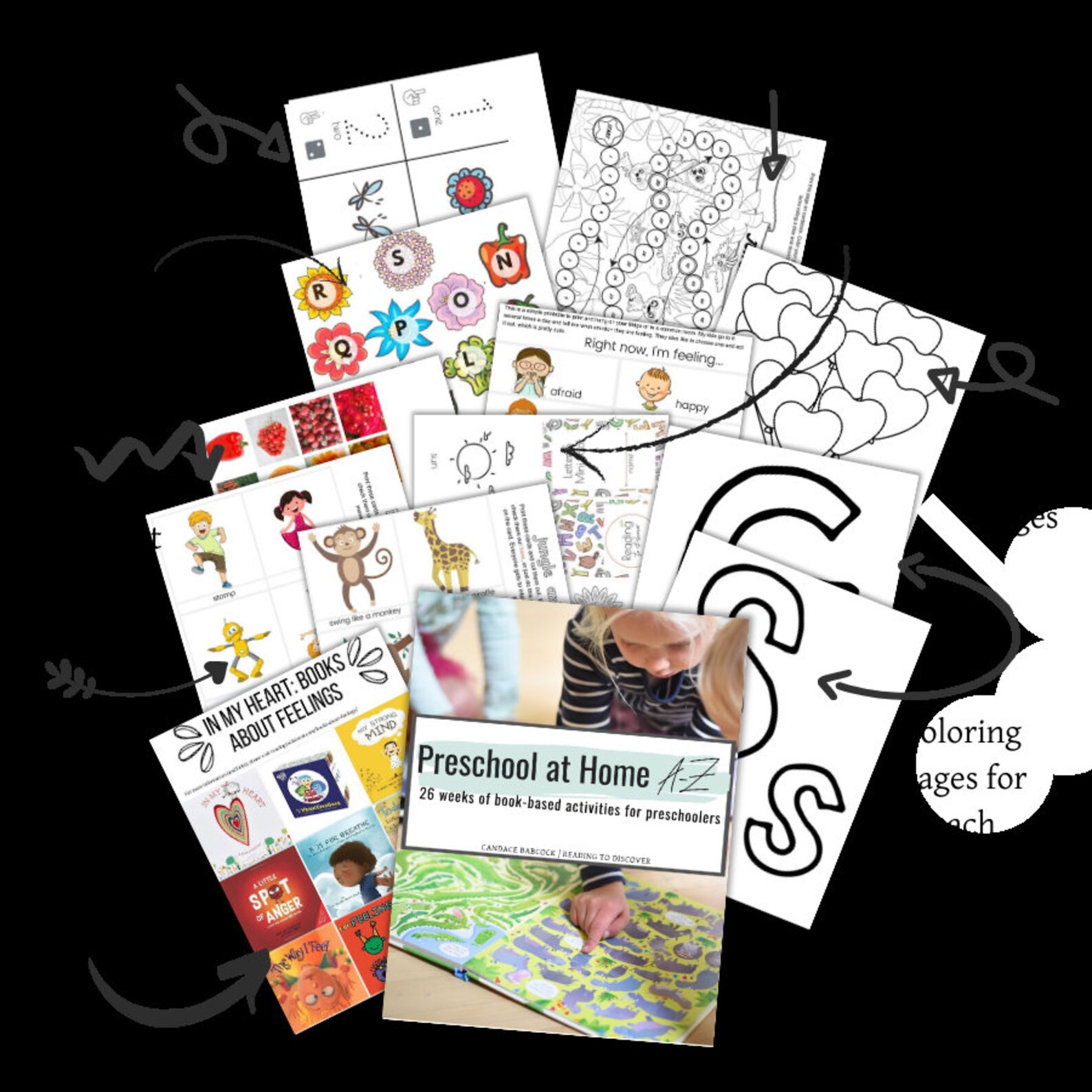 Letter of the Week Preschool Curriculum, Preschool at Home A-Z ...