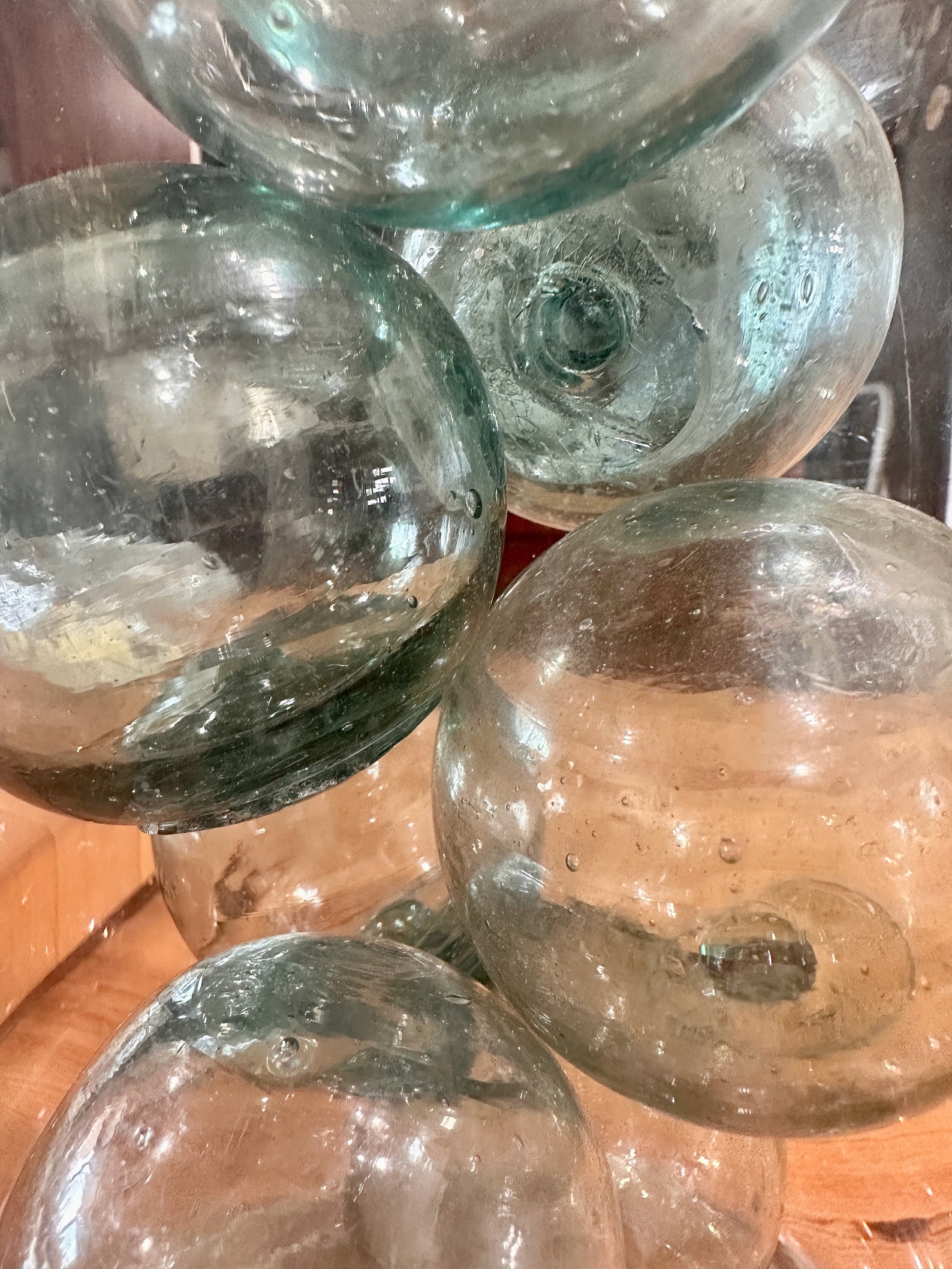 Blue Glass Float - a Gift From the Sea - Nautical - Fishing Float ...