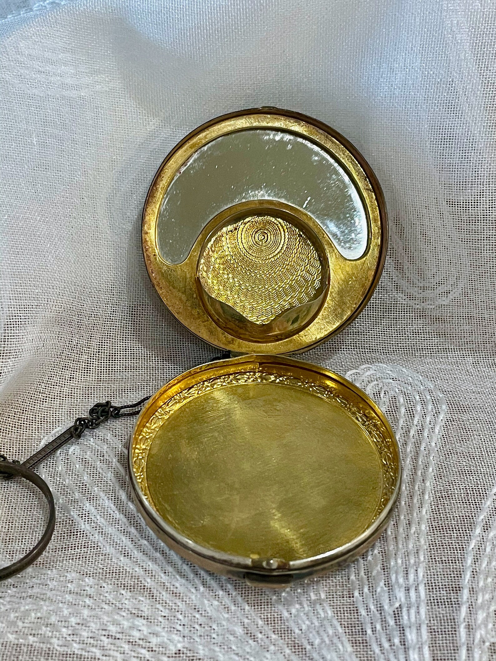 Antique Victorian Pink Enamel Compact for Powder or Blush - Etsy.de