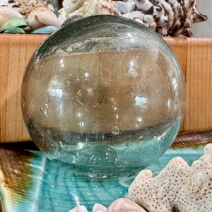 Blue Glass Float - a Gift From the Sea - Nautical - Fishing Float ...