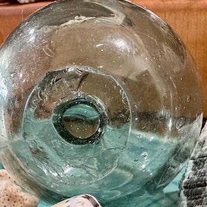 Blue Glass Float - a Gift From the Sea - Nautical - Fishing Float ...