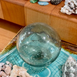 Blue Glass Float - a Gift From the Sea - Nautical - Fishing Float ...