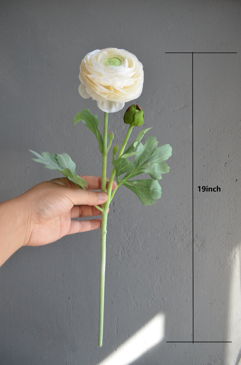 Luxe Faux Ranunculus Silk Ranunculus Artificial Flowers - Etsy
