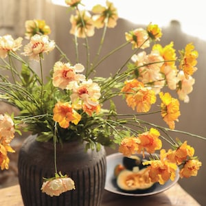 Silk Fall Flowers, Faux Wildflowers, Faux Daisies, Faux Daisy, Small ...