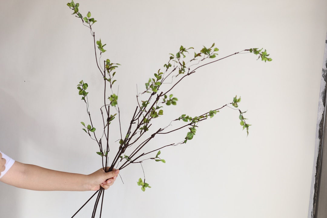 40 Faux Plant Stem, Decorative Leaf, Fake Greenery, Artificial Plant ...