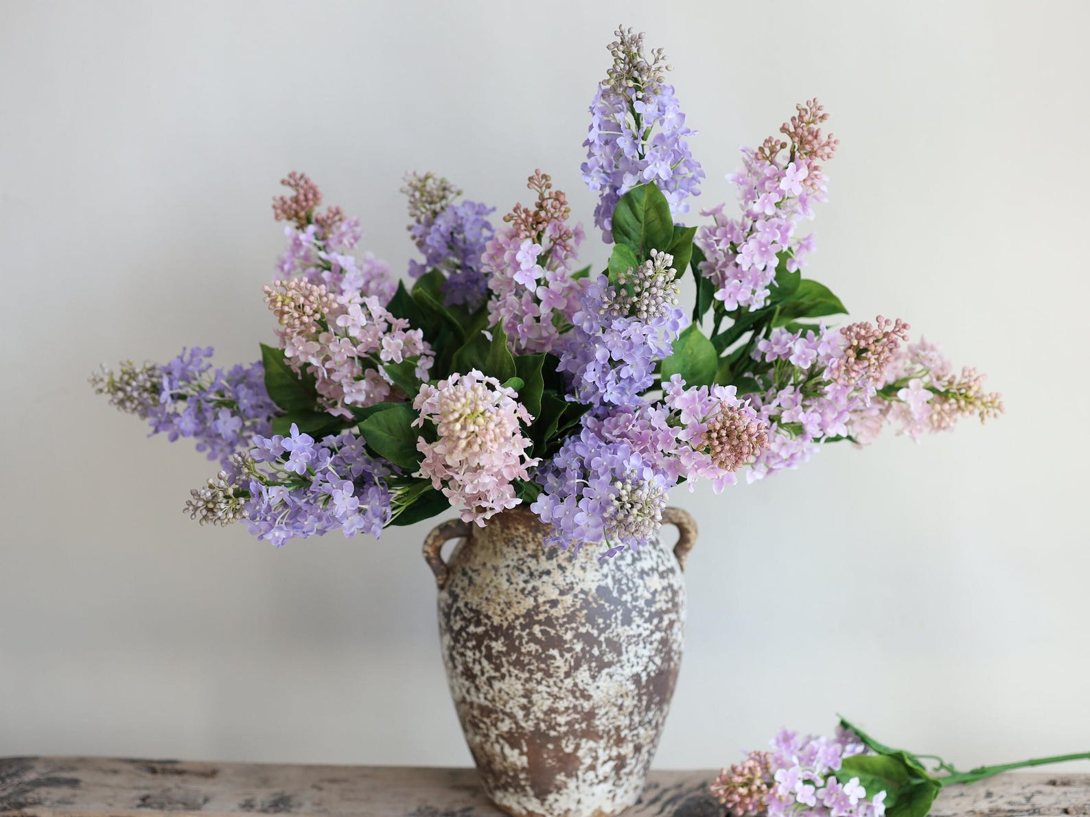 25" Artificial Lilacs, Spring Flowers, Faux Lilacs, Purple Lilac ...
