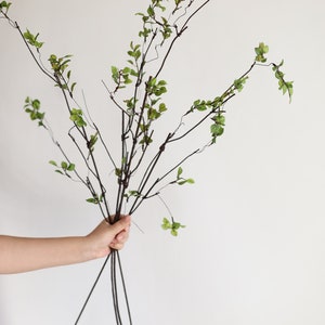 40 Faux Plant Stem, Decorative Leaf, Fake Greenery, Artificial Plant ...