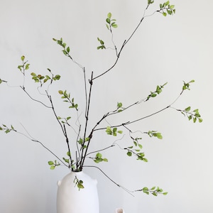 40 Faux Plant Stem, Decorative Leaf, Fake Greenery, Artificial Plant ...