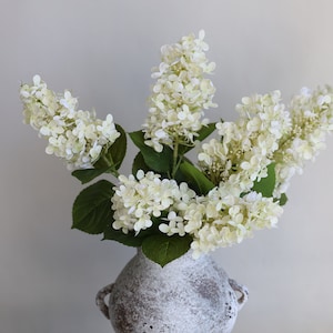27.5 Real Touch Large Cone Shaped Artificial Hydrangeas Stem, Conic ...
