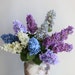 27.5" Real Touch Huge Cone Shaped Hydrangeas, Real Touch Flowers, Faux ...