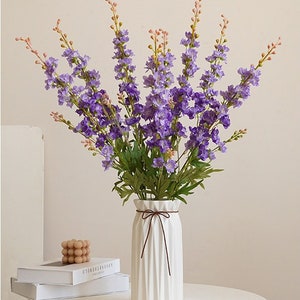 6 Colors! Artificial Hyacinth, Fake Hyacinth, Cymbidium Flowers, Silk Orchids, White Hyacinth ...