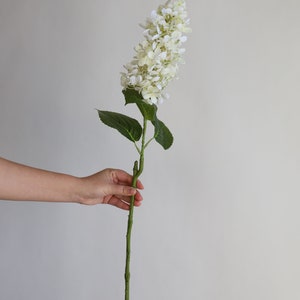 27.5 Real Touch Large Cone Shaped Artificial Hydrangeas Stem, Conic ...