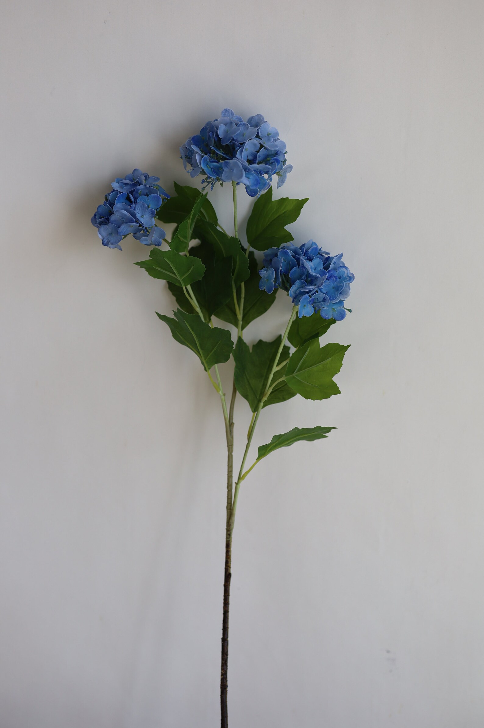 25" Real Touch Seeded Blue Hydrangeas, Snowball Hydrangea, Faux ...