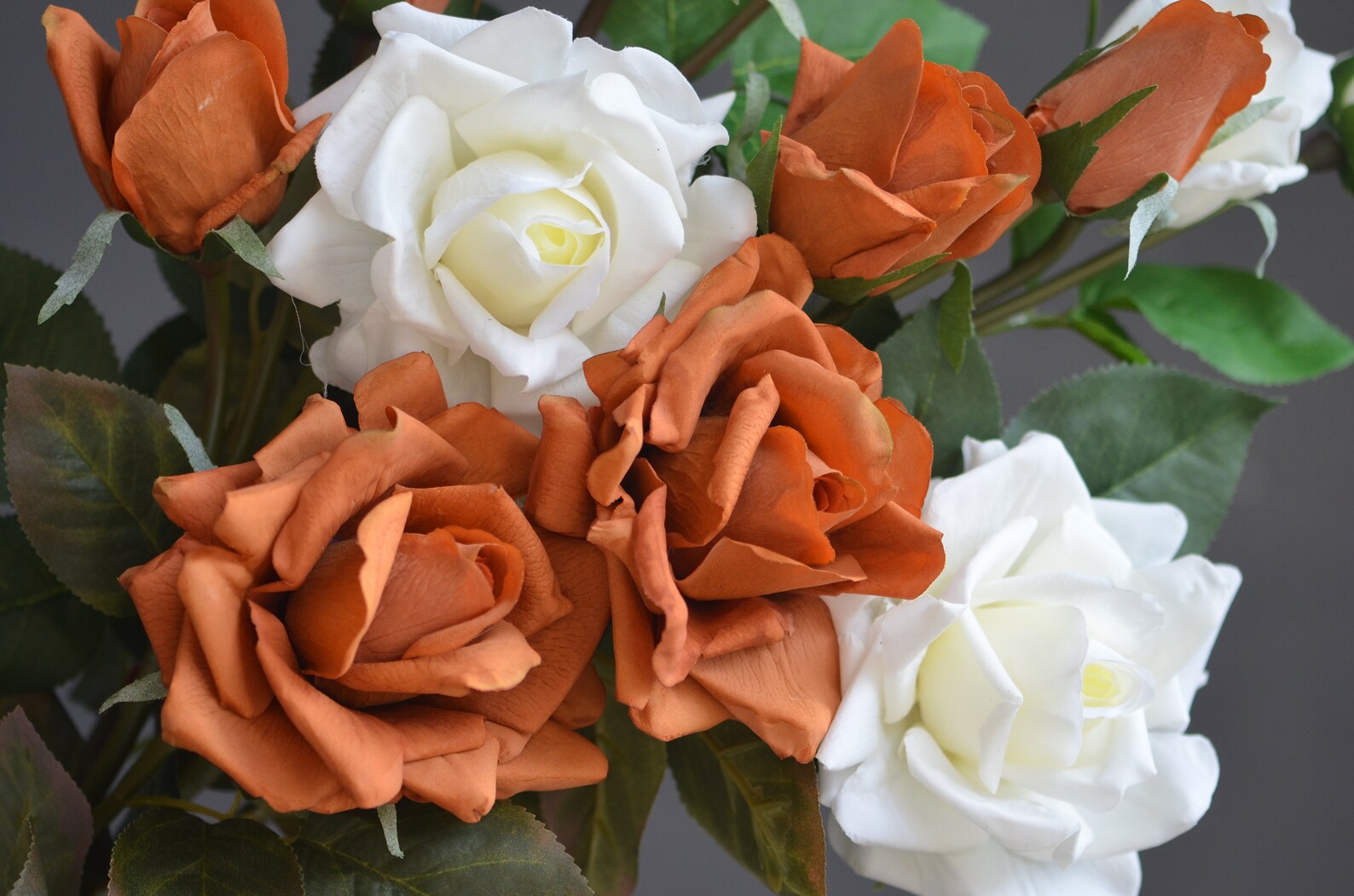 Burnt Orange Flowers, Burnt Orange Roses, Burnt Orange Decor, Home ...