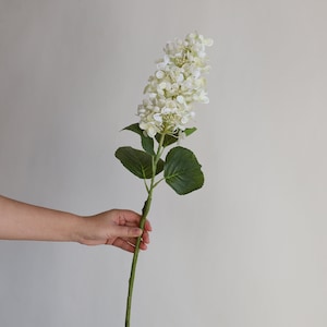 27.5 Real Touch Large Cone Shaped Artificial Hydrangeas Stem, Conic ...