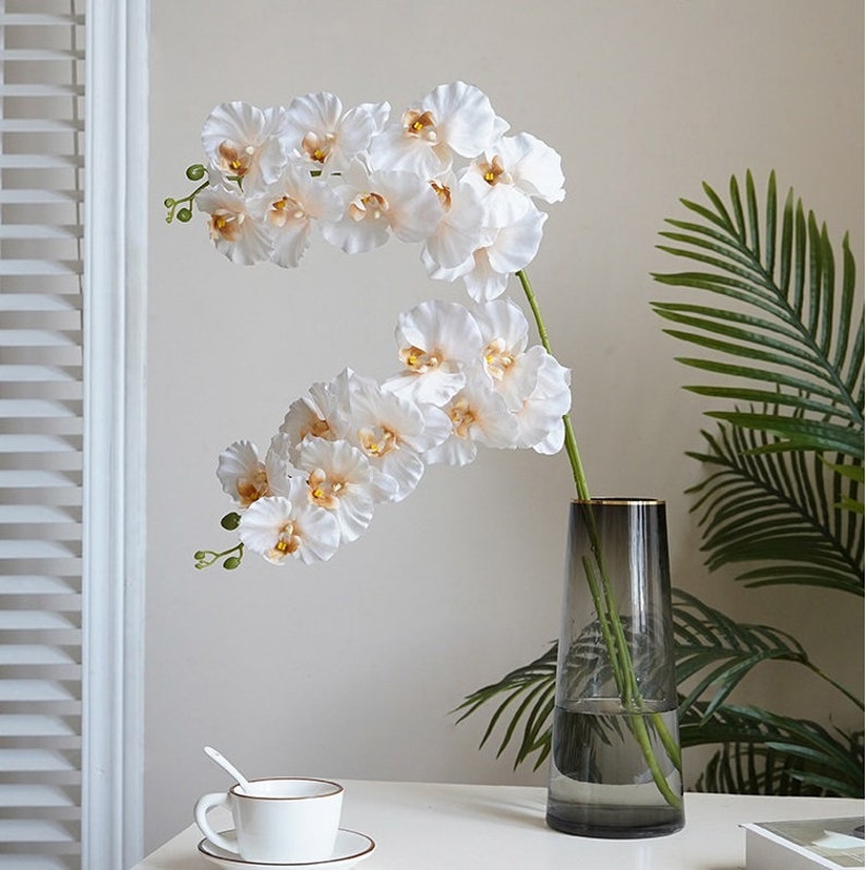 Artificial Orchid Blue Orchids Real Touch Orchid Silk - Etsy